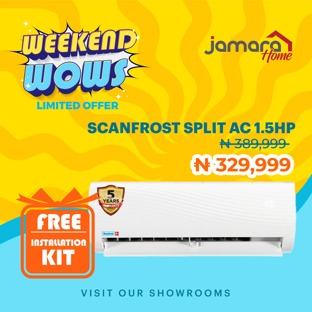 SCANFROST AC 1.5HP WAVE SERIES SPLIT WT SFACS12M